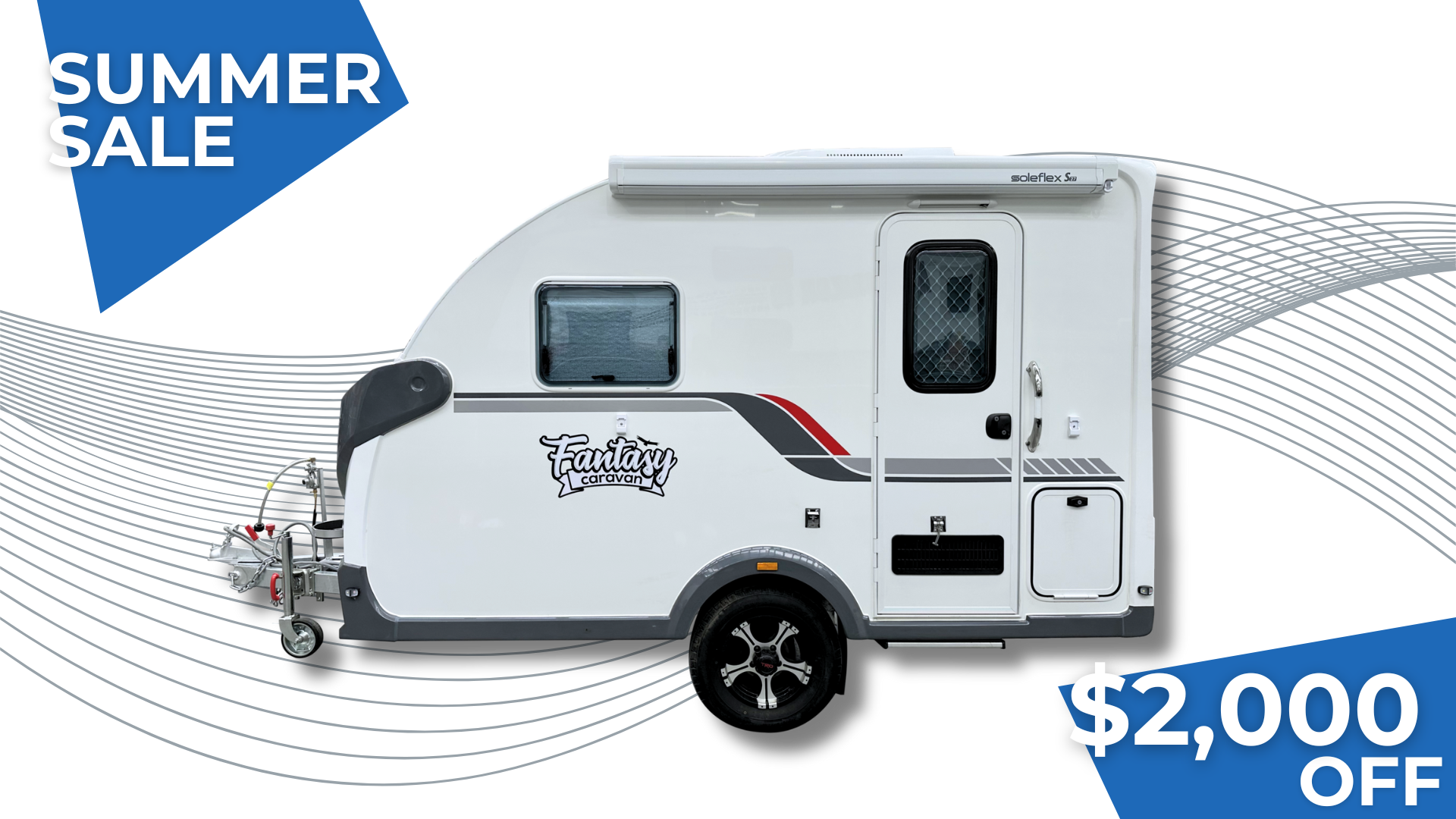 10ft Small Caravan with Ensuite | Fantasy Caravan Mystic 10