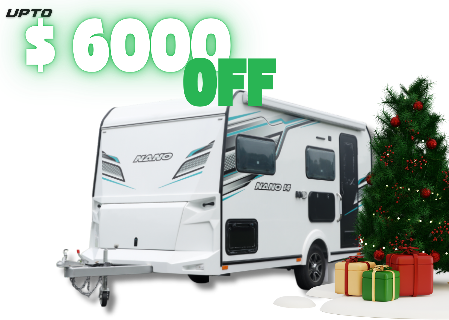 12 foot Caravan with Shower and Toilet | Mystic 12